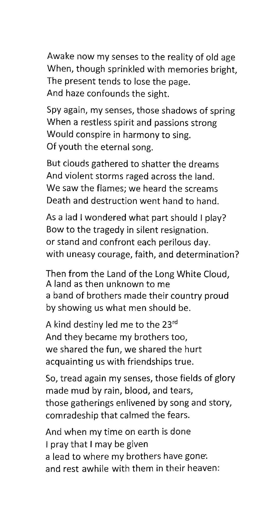 The end of the War with the 23rd New Zealand Infantry Battalion – Italy ...